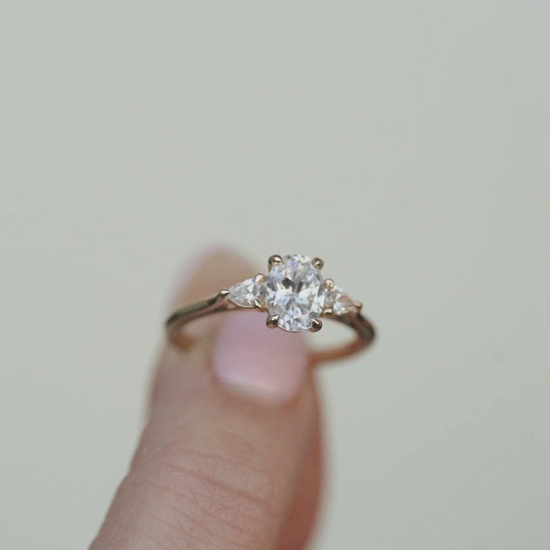 Raven Tall Engagement Ring | Consider the Wldflwrs